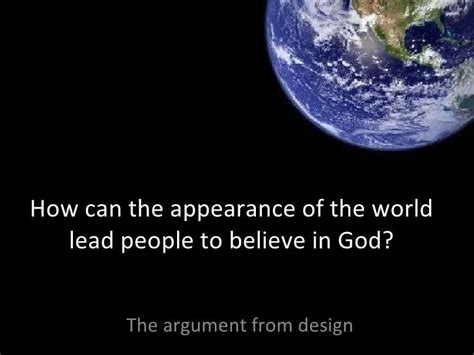 design argument