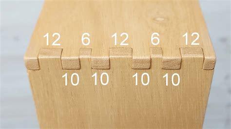 Box Joint With Multiple Finger Widths YouTube
