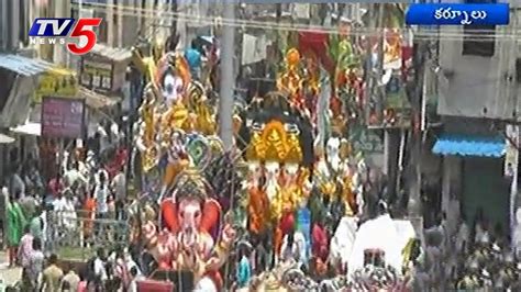 Ganesh Nimajjanam Celebrations In Kurnool Tv5 News Youtube