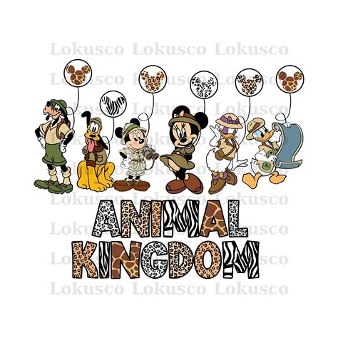 Disney Animal Kingdom Svg Png Mickey Safari Clipart Animal Kingdom