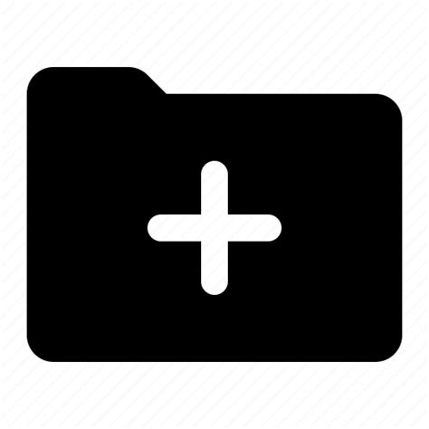 Add Folder Plus File Create Storage Archive Icon Download On