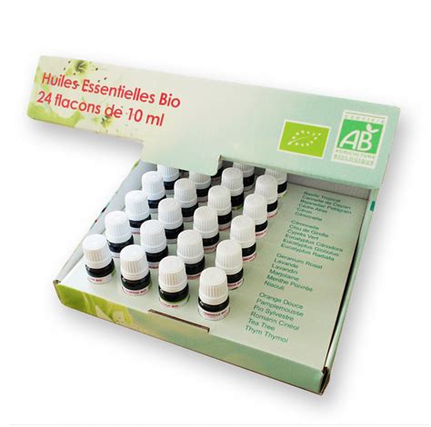 Coffret D Huiles Essentielles Bio 24 Huiles De 10ml