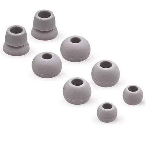 Silicone Ear Tips Earbuds Set Pairs For Powerbeats And Grey Earbuds Earbuds