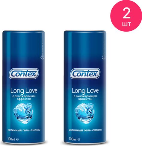 Лубрикант гель смазка Contex / Контекс Long Love с охлаждающим эффектом ...