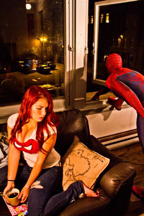 MJ And Spiderman By Alexxe On DeviantArt