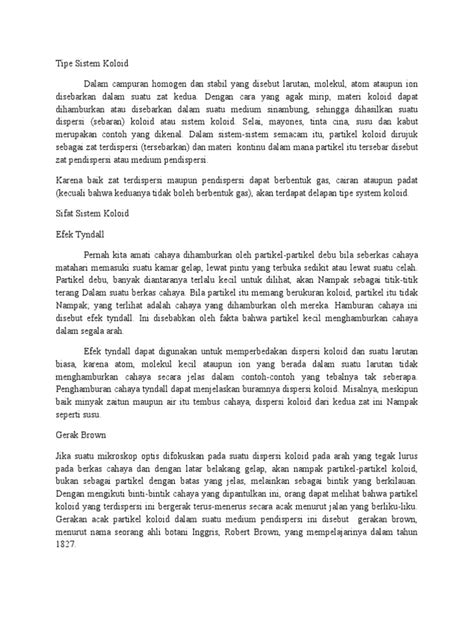 Tipe Sistem Koloid Pdf