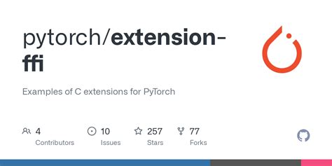 Github Pytorchextension Ffi Examples Of C Extensions For Pytorch