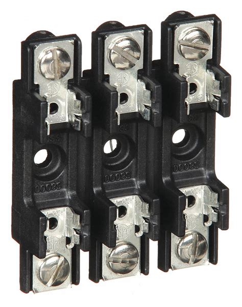 BUSSMANN Open Block Design 3 Pole Fuse Block 1DL55 S 8301 3 R Grainger