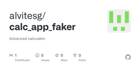 GitHub Alvitesg Calc App Faker Advanced Calculator
