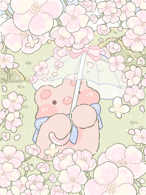 奶油兔春季情侣壁纸 附三月壁纸哦♥ 春天就… 堆糖，美图壁纸兴趣社区