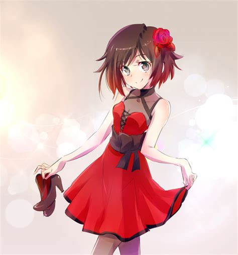 Ruby Rose In Red Rwby Rawwnime