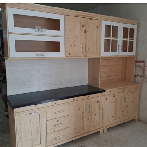 Jual Kichen Set Lemari Dapur Bahan Kayu Jati Belanda Harga Dikira