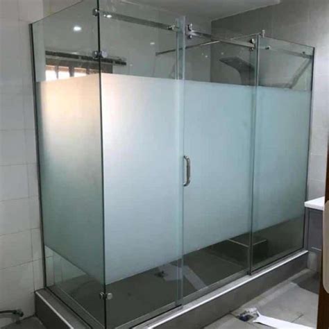 Shower Cubicle Shower Panel And Top Hung Sliding Door Fitglass