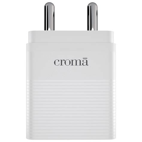 Buy Croma 30w Type C Fast Charger Adapter Only Multiple Protection