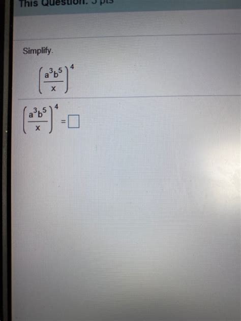 Solved This Qu Simplify х х Chegg com