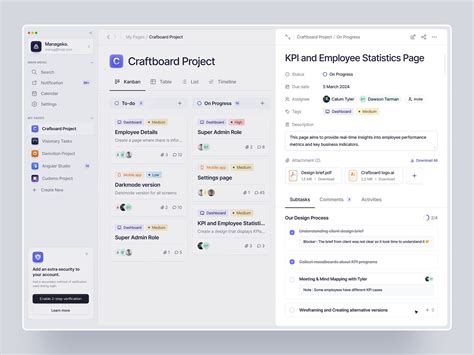 task details task management dashboard ui design dashboard interactive web design task