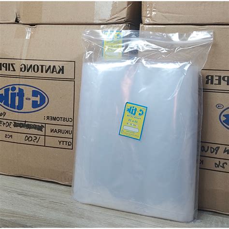 Jual Plastik Klip Strip Baju 25x35 100 Lembar PACKING KAOS KEMEJA