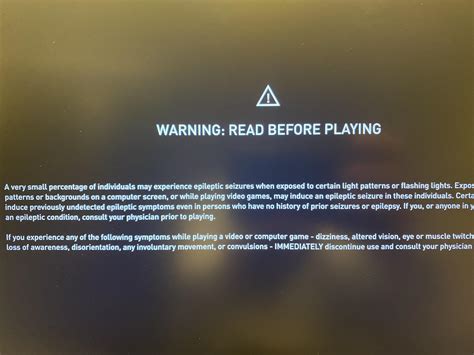 Im Stuck On The Read Before Playing Warning Anyone Experiencing The