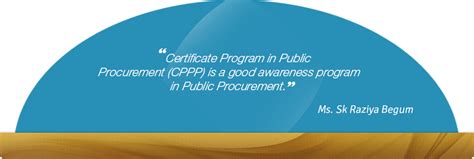 Sk Raziya Begum Public Procurement Training Courses World Bank