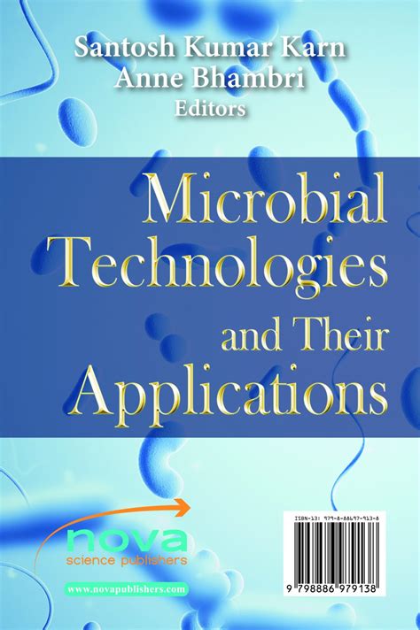 Microbial Technologies And Their Applications Nova Science Publishers