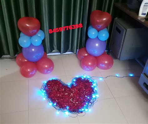 Romantic Room Decoration For Surprise Birthday Party In Pune Romantic