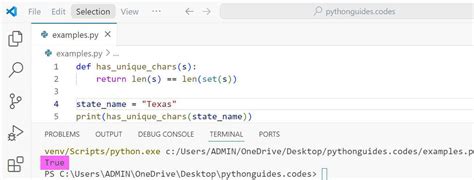 How To Check If A String Contains All Unique Characters In Python
