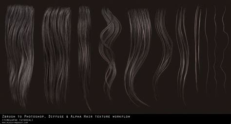 Mike Svymbersky Character Artist Hair Texture Diffuse And Alpha Tutorial