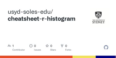 Github Usyd Soles Educheatsheet R Histogram
