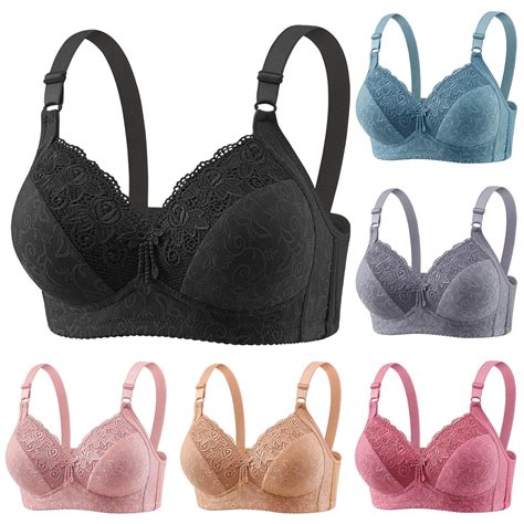 Cflvaek Lace Bras For Women Push Up Bralettes Full Coverage Wireless