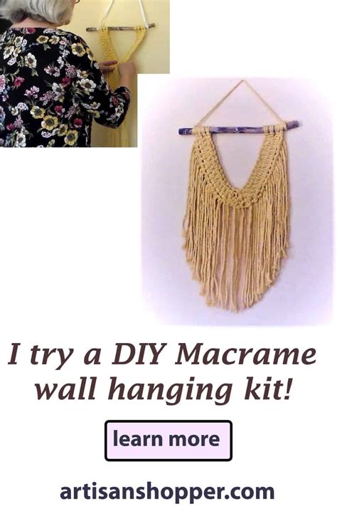 I Tried A DIY Macrame Kit For Beginners How Hard Was It Artisan Shopper