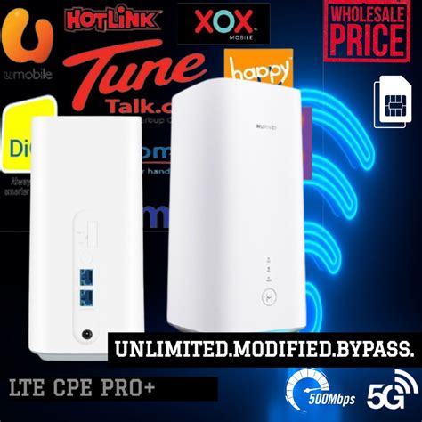 ⭐[modified Bypass New]⭐ Wifi Router Sim Card Modem 5g Pro Cpe Original