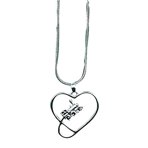 Steam Engine Heart Necklace Age Of Steam Roundhouse Museum