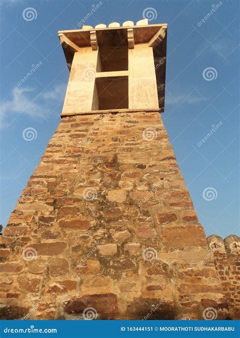 Gandikota Fort Great Stone Minnar Stock Image Image Of Stone Fort