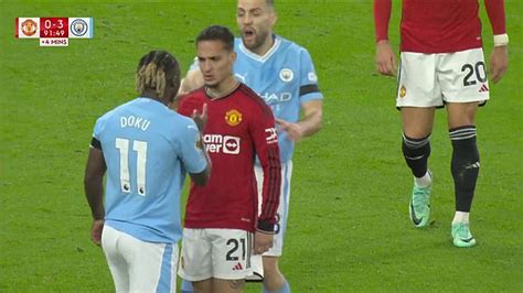 Gary Neville Claims Antony Should Have Been Sent Off For His Foul On