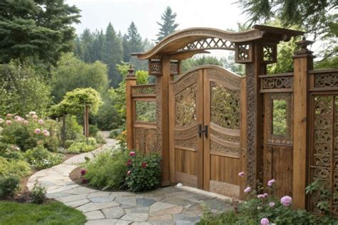 13 Inspiring Log Gate Entrance Ideas For Your Home