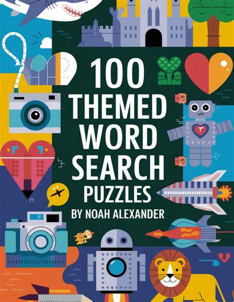 100 Themed Word Search Puzzles 1 Theme Per Word Search Puzzle Fun