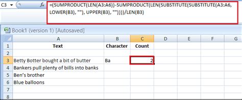 How To Count Characters In Excel Text Analysis Free Online Tutorial