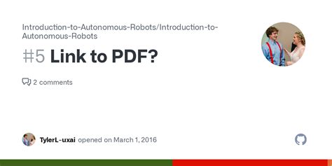 Link To Pdf · Issue 5 · Introduction To Autonomous Robots