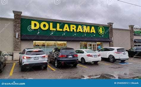 Dollarama Sign View On The Wall Editorial Photography Image Of Retailer