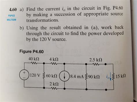 Solved Only part (b). i0 = -3.375 mA Please show every step | Chegg.com