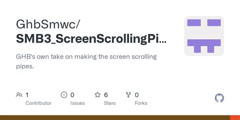 Github Ghbsmwc Smb3 Screenscrollingpipes Ghbs Own Take On Making