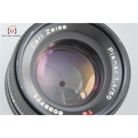 【中古】contax コンタックス Carl Zeiss Planar 50mm F14 T Aej Contax Carl