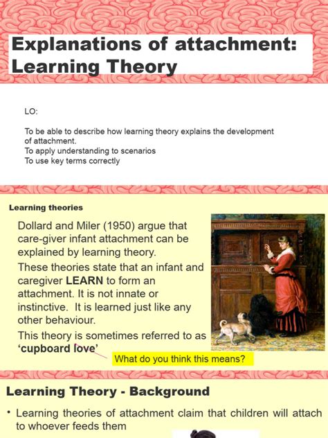 Learning Theory Of Attachment Ao1 Flipped Pdf Attachment Theory Classical Conditioning