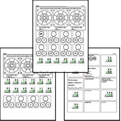 Mad Minute Timed Math Drills EdHelper