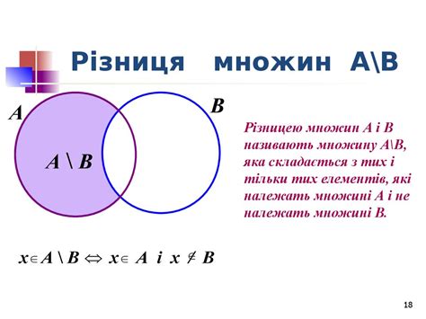Множини та операції над ними 10 клас математичного профілю