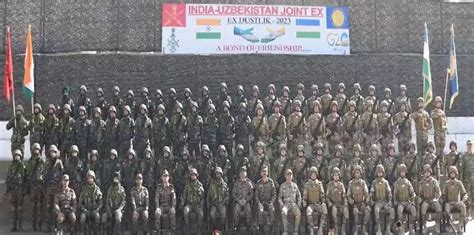 Dustlik Indo Uzbekistan Joint Military Exercise Commences At
