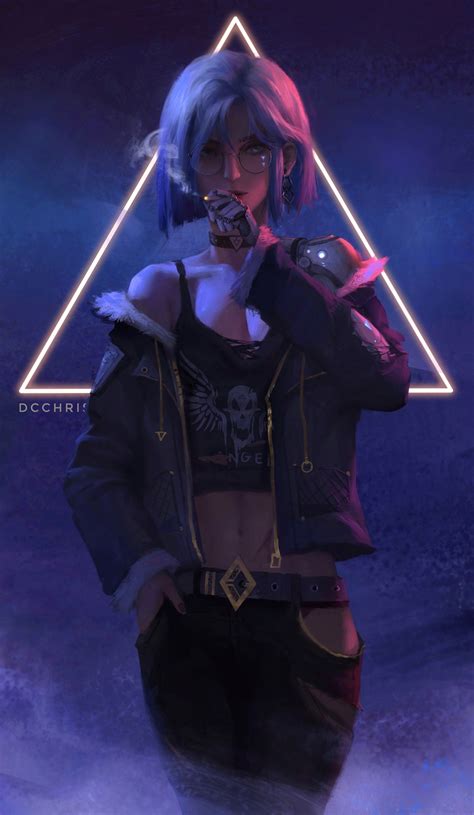 Artstation Practice Dc Chris Art Cyberpunk Cyberpunk Anime