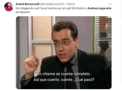 Andrea Legarreta Y Erik Rubín Usuarios En Redes Sociales Reaccionaron