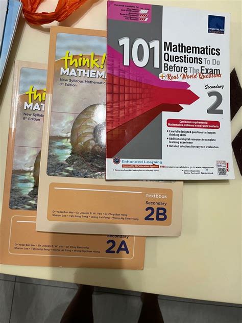 Secondary 2 Mathematics Textbooks Hobbies And Toys Books And Magazines