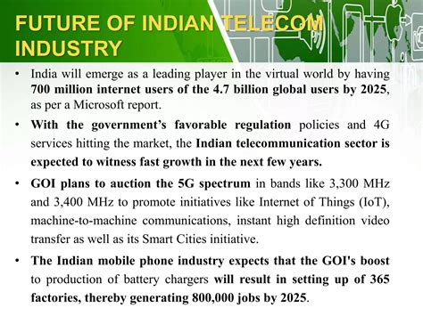 Telecom Sector Ppt